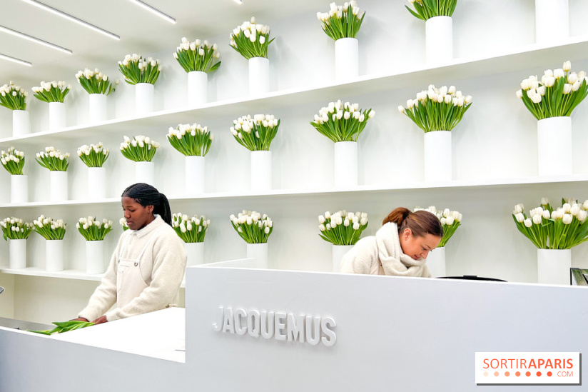 Jacquemus x Galeries Lafayette Haussmann: pop up, giant installations, and flower café ...