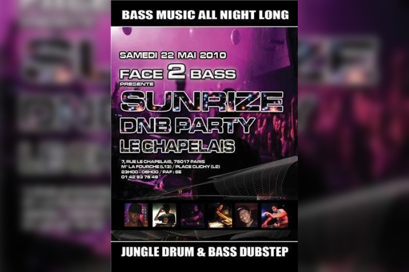 Sunrize (dnb party) @le chapelais - Nuits parisiennes - Sortiraparis.com