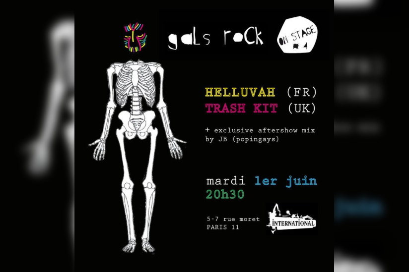 Gals rock on stage #4 : helluvah - trash kit - Concerts - Sortiraparis.com