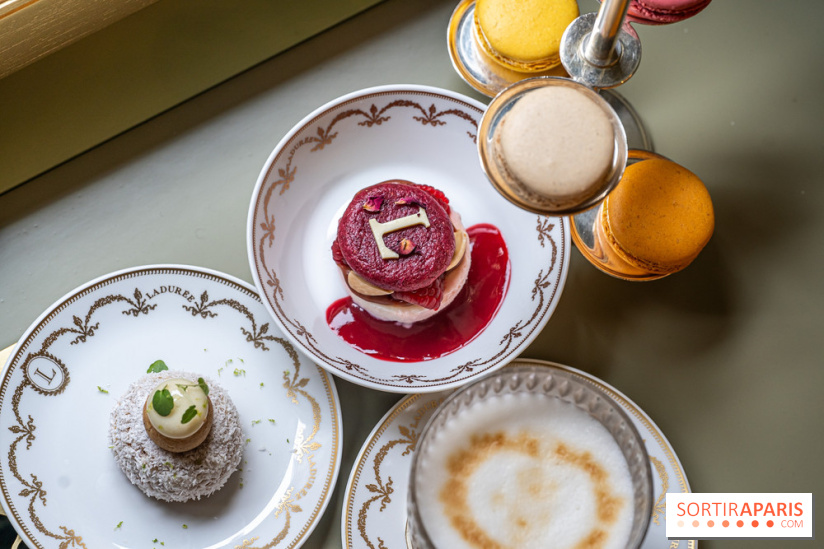 Le Bar à desserts du Ladurée des Champs-Elysées et son tea time exceptionnel à l'assiette ...