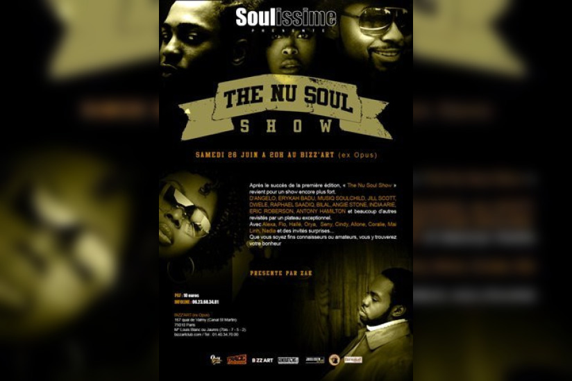 The nu soul show - Nuits parisiennes - Sortiraparis.com