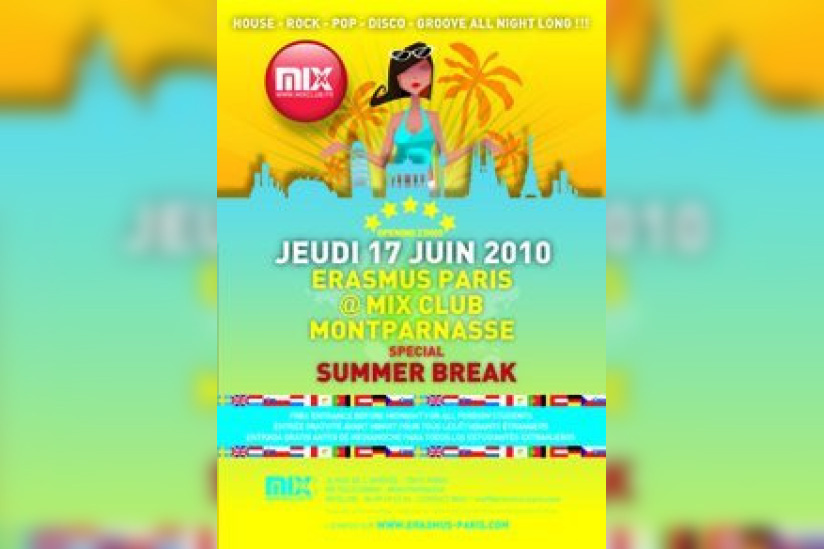 Erasmus paris special summer break - Nuits parisiennes - Sortiraparis.com