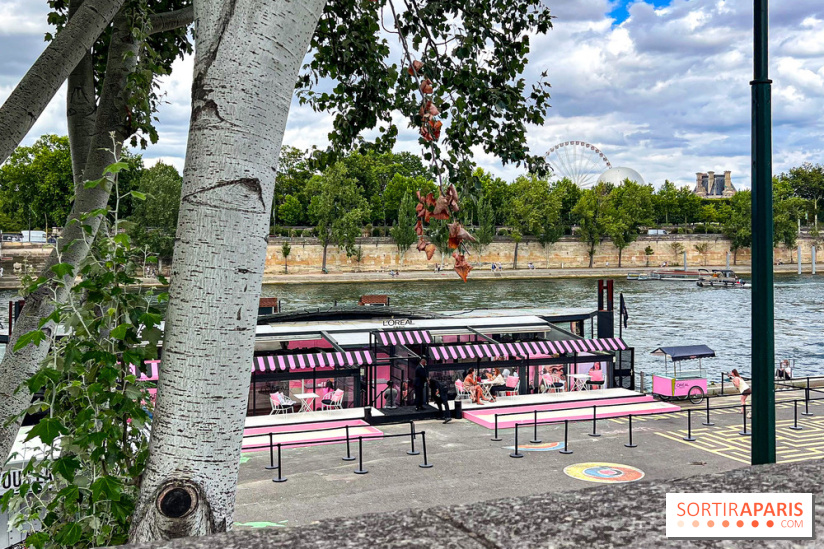 La Terrasse Parisienne: the beauty giant's free, experiential pop-up on a barge - last day ...