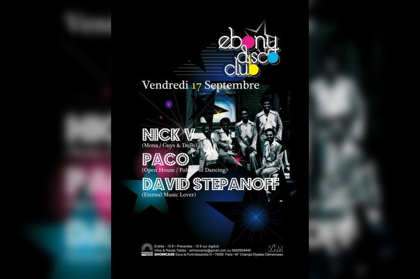 Ebony disco club @showcase - Nuits parisiennes - Sortiraparis.com