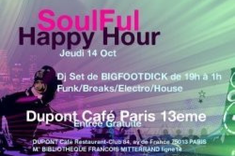 Soulful happy hour @dupont café - Nuits parisiennes - Sortiraparis.com