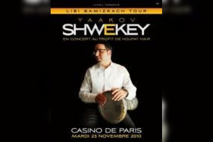Yaakov shwekey en concert au profit de koupat ha’ir au casino de paris ...