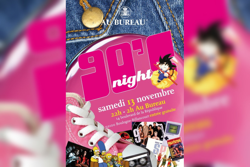 90's night @ pub au bureau - Nuits parisiennes - Sortiraparis.com