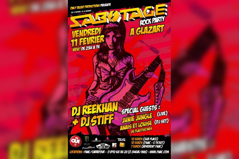 Sabotage rock party au glazart - Nuits parisiennes - Sortiraparis.com