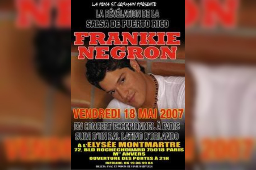 Frankie negron - Concerts - Sortiraparis.com