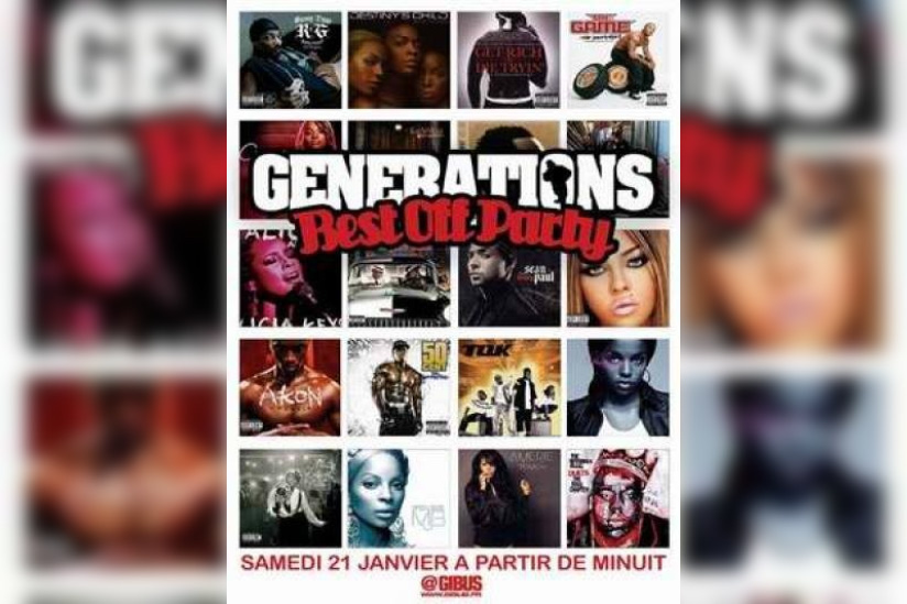 Generations best of party - Nuits parisiennes - Sortiraparis.com