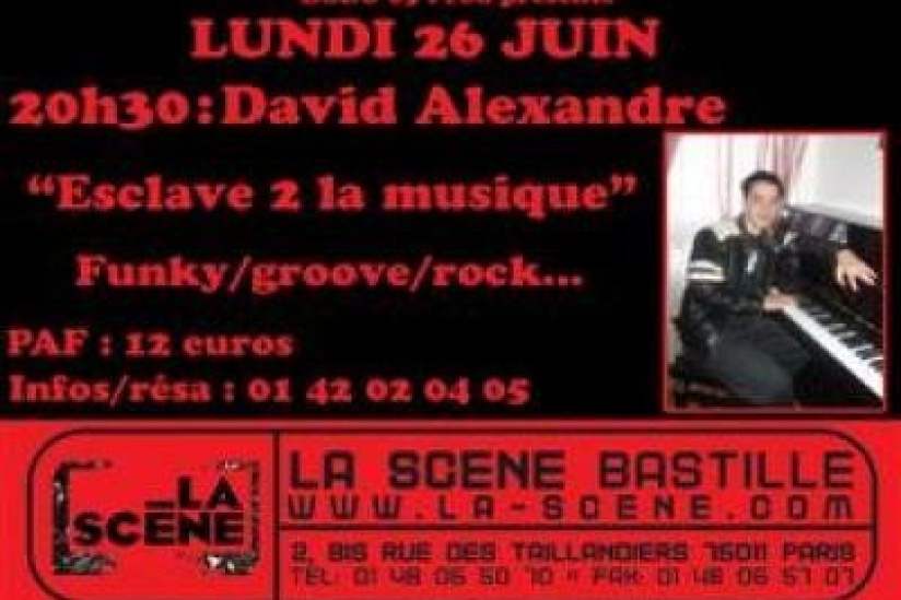 David alexandre - Concerts - Sortiraparis.com