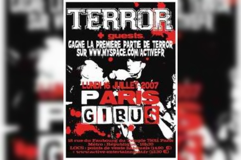 Terror - Concerts - Sortiraparis.com