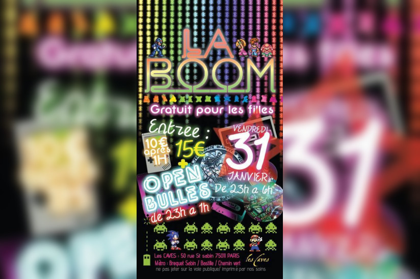 La Boom : Spécial Années 90 et Rétrogaming aux Caves Saint Sabin ...