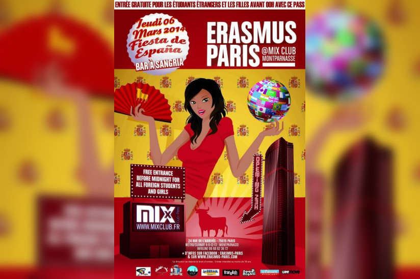 Erasmus Paris : Fiesta de Espana @Mix Club - Sortiraparis.com