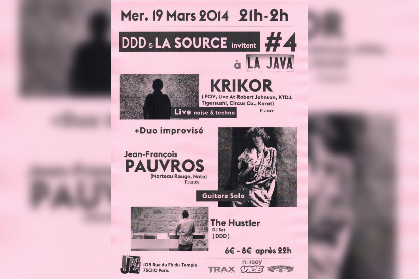 DDD & La Source invitent #4 @La Java - Sortiraparis.com