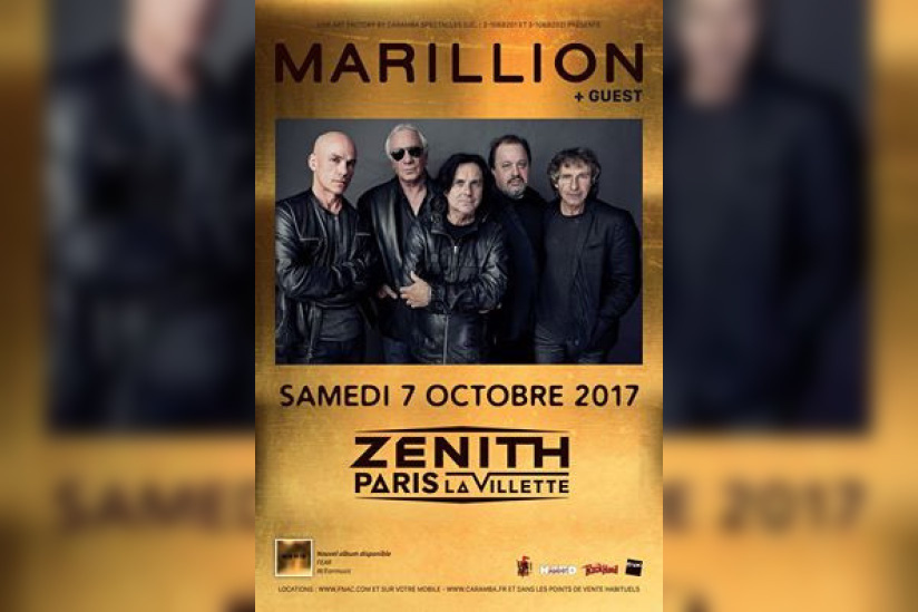 Marillion en concert au Zénith de Paris en octobre 2017 - Sortiraparis.com
