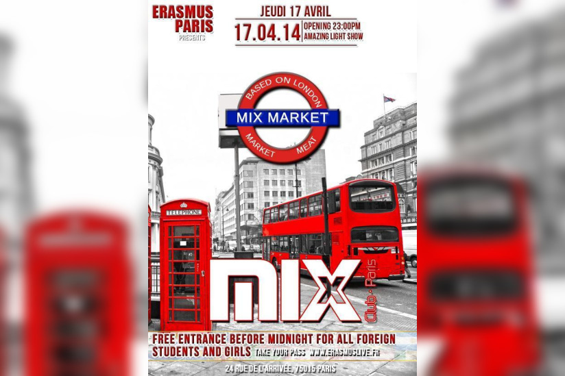 Erasmus Paris - Mix Market @Mix Club - Sortiraparis.com
