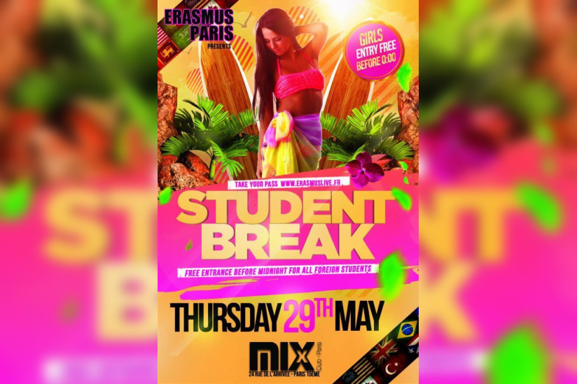 Erasmus Paris : Student Break @Mix Club - Sortiraparis.com