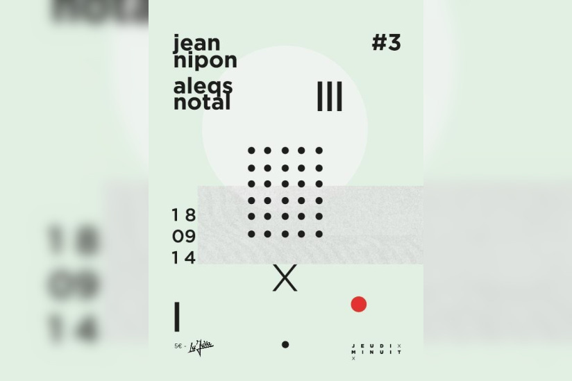 JEUDI MINUIT - JEAN NIPON x ALEQS NOTAL @La Java - Sortiraparis.com