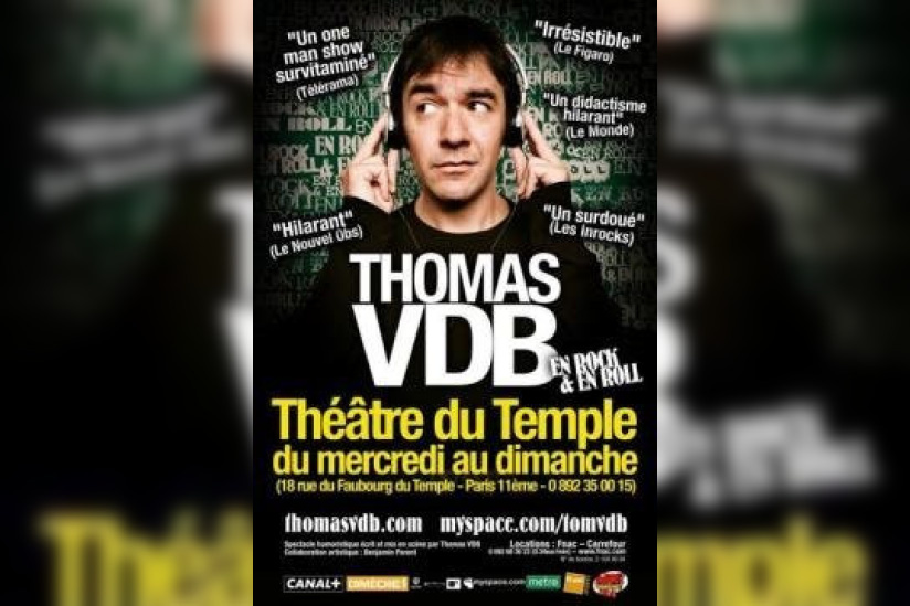 Thomas vdb , one man rock show - Scènes - Sortiraparis.com