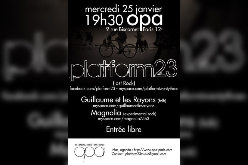 platform 23 en concert - Sortiraparis.com
