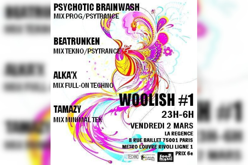 WOOLISH #1 (MINIMAL/PROGRESSIVE/PSYTRANCE) - Sortiraparis.com