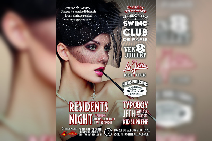 ELECTRO SWING CLUB @La Java - Sortiraparis.com