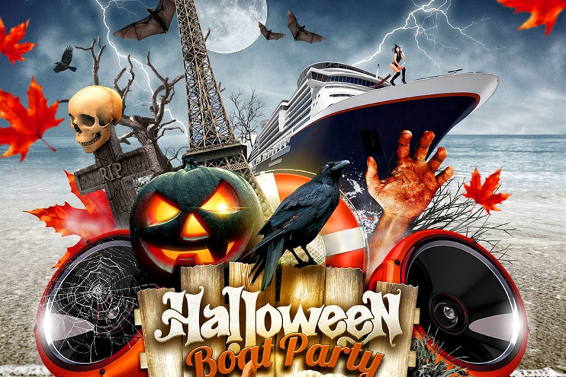 Halloween Boat Party 2016 au Concorde Atlantique - Sortiraparis.com