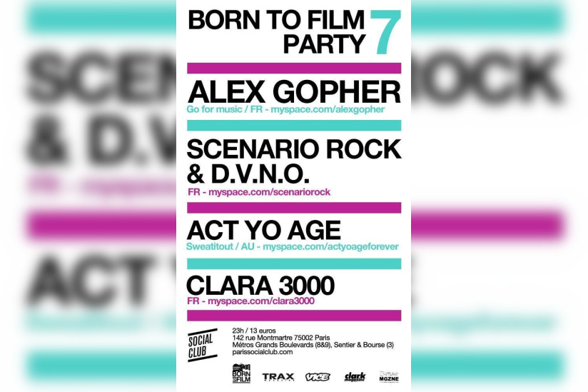 Born to film - Nuits parisiennes - Sortiraparis.com