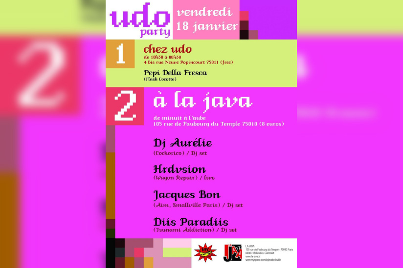 Udo Party @ La Java - Sortiraparis.com