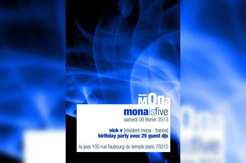 Mona is Five @ La Java - Sortiraparis.com