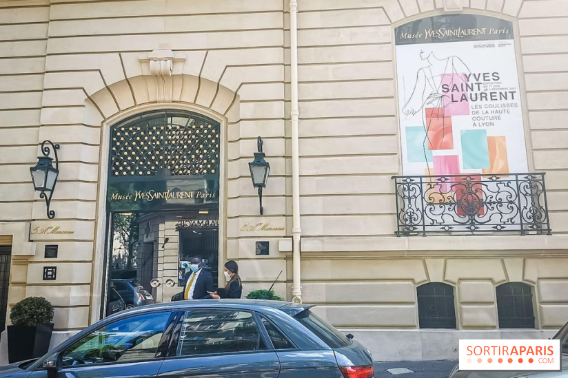 Exposition Yves Saint Laurent, les coulisses de la haute couture à Lyon, au musée Yves Saint ...