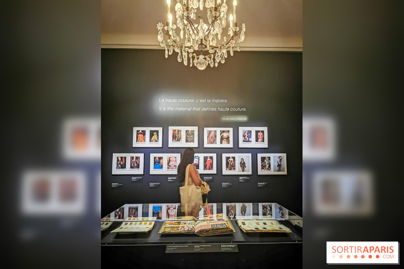 Exposition Yves Saint Laurent, les coulisses de la haute couture à Lyon, au musée Yves Saint ...