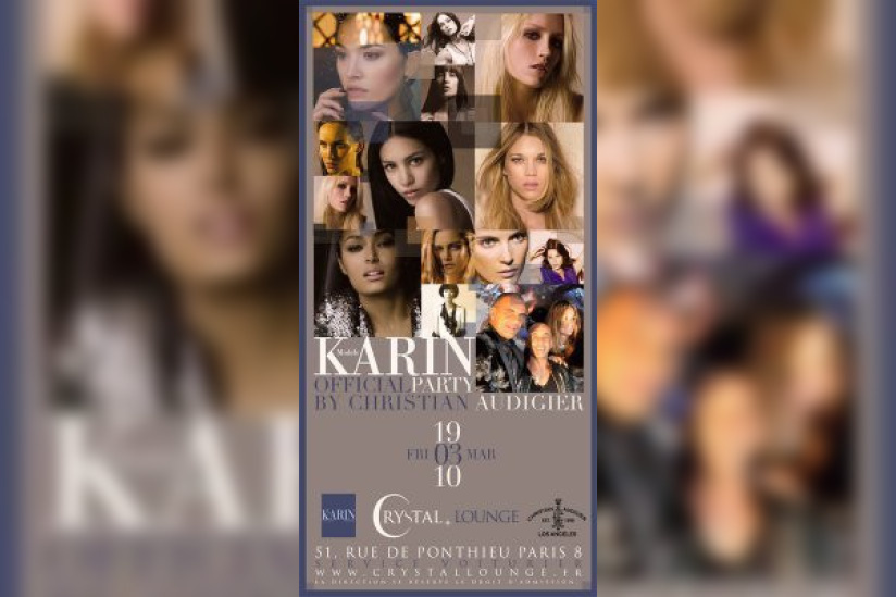 Karin models official party by christian audigier @ crystal - Nuits ...