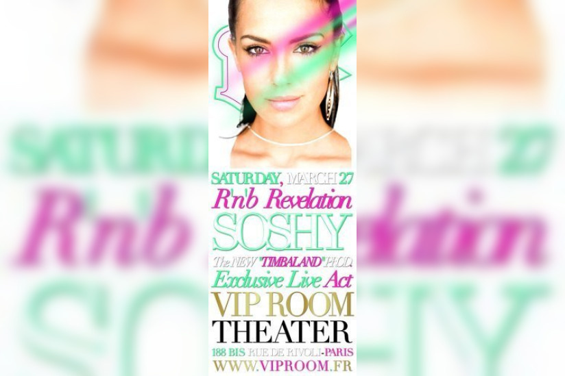 Soshy live act at vip room theater paris - Nuits parisiennes ...