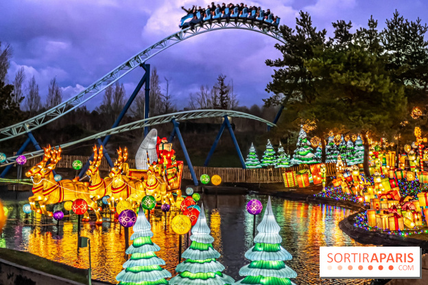 Boże Narodzenie w Parc Astérix 2024-2025: szlak świetlny, lodowisko ...