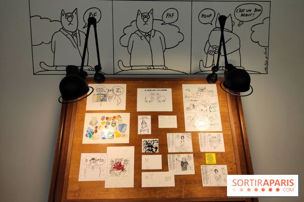 Geluck expose Le Chat : l'exposition rétrospective entre art et humour ...