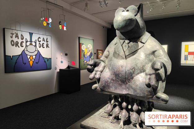 Geluck expose Le Chat : l'exposition rétrospective entre art et humour ...
