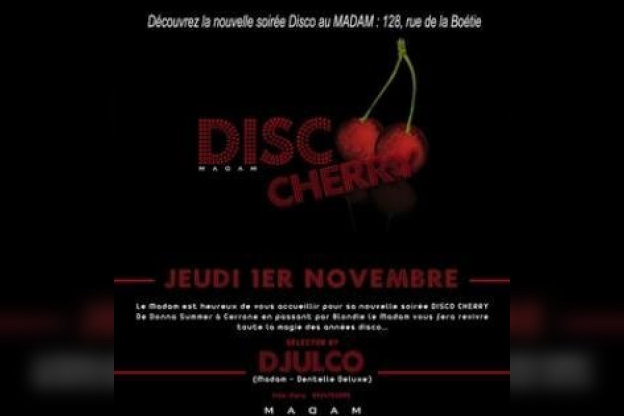 Disco cherry - Nuits parisiennes - Sortiraparis.com
