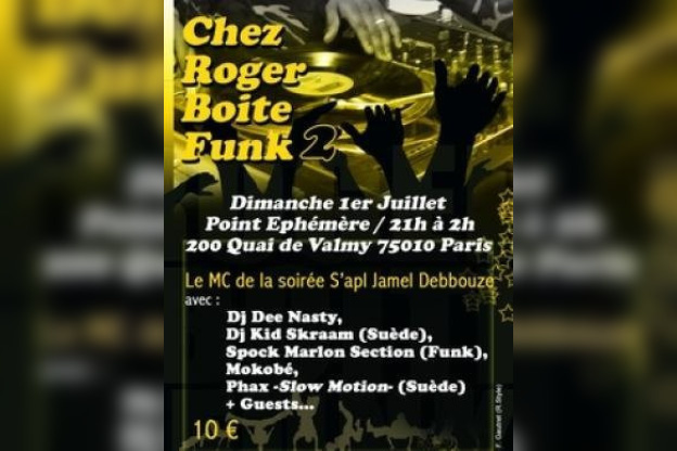 Chez roger boite funk 2 - Nuits parisiennes - Sortiraparis.com