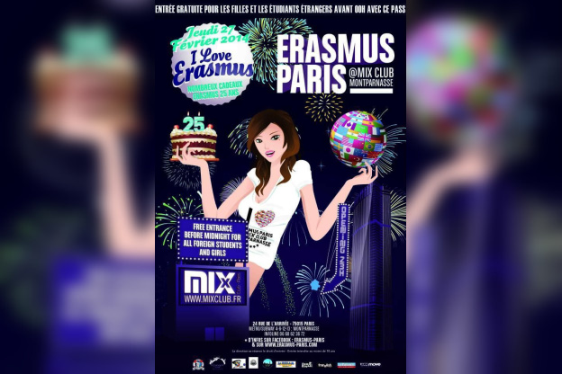 Erasmus Paris : I Love Erasmus Mix Club - Sortiraparis.com