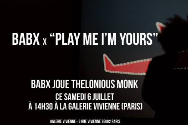 Babx en concert gratuit à la Galerie Vivienne pour Play Me I'm Yours ...