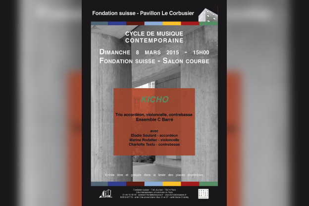 "Kicho" Trio Ensemble C Barré @Fondation Suisse - Sortiraparis.com