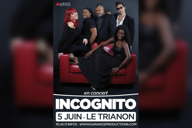 INCOGNITO en concert le 5 juin - Sortiraparis.com