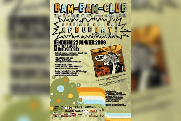 Bam bam club invite tony allen - Nuits parisiennes - Sortiraparis.com