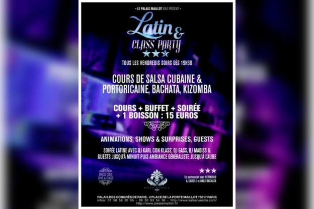 Latin & Class' Party au Palais M - Sortiraparis.com