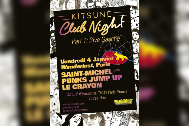 KITSUNÉ CLUB NIGHT PART 1 @ Wanderlust - Sortiraparis.com