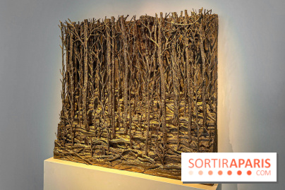 Free exhibition of Eva Jospin's cardboard worlds at Galleria Continua in the Marais district of ...