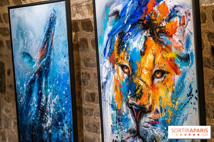 Exposición gratuita de arte callejero de Sax bajo la Iglesia de la Madeleine - fotos ...