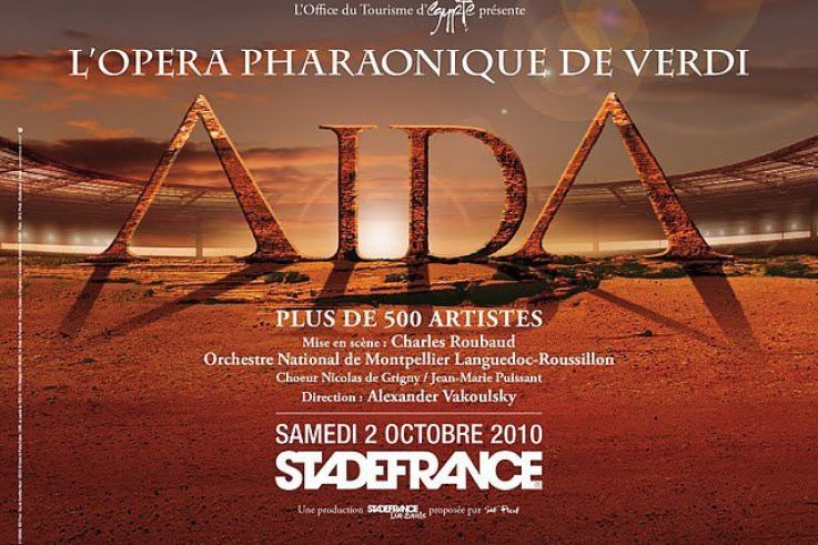 Évènement : aida, l'opéra pharaonique de verdi au stade de france ...